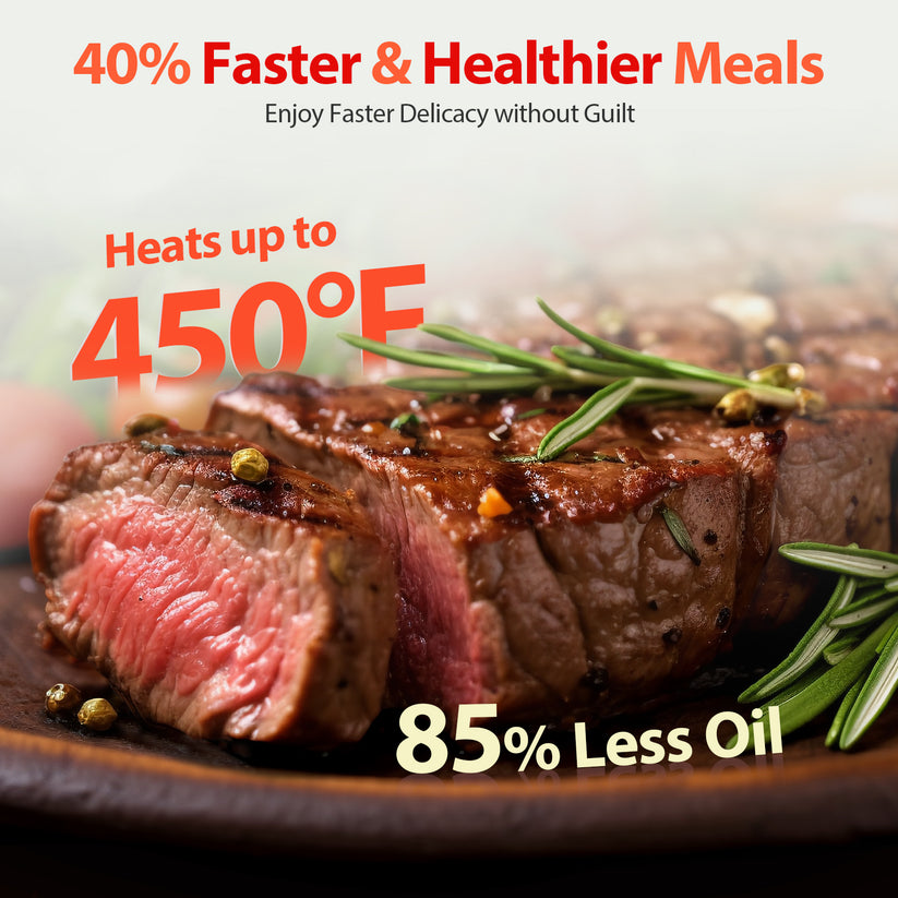 Beelicious Pro 8-in-1 Smart Compact 4QT Air Fryers