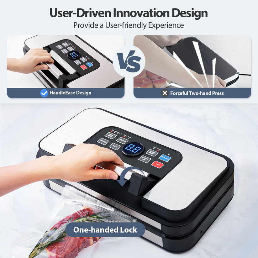 95Kpa Powerful Precision Vacuum Sealer, with 10-in-1 Functions, Easy-L ...